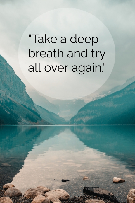 Inspirational qoutes Template | PosterMyWall