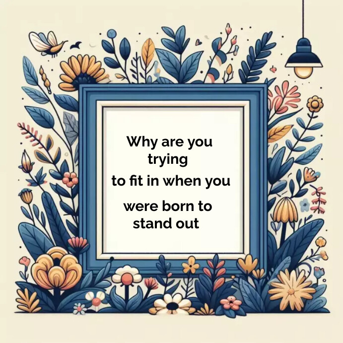 Inspirational quote Template | PosterMyWall