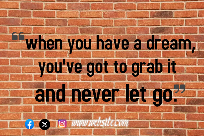 Inspirational quote Template | PosterMyWall