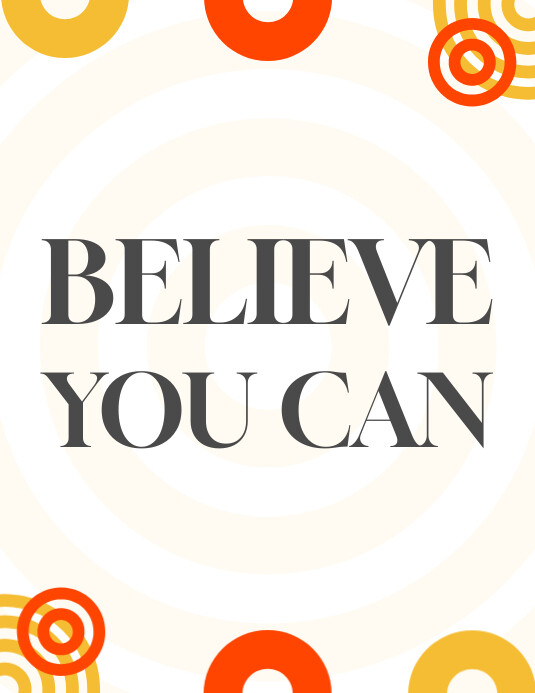 Inspirational quote flyer Template | PosterMyWall