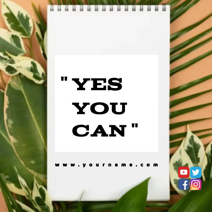 Inspirational Quote flyer Template | PosterMyWall