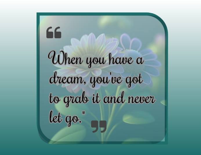 Inspirational quote flyer template | PosterMyWall