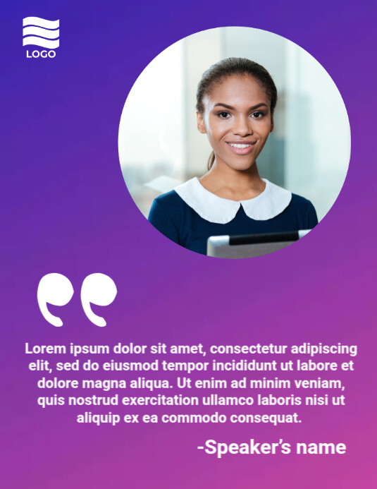 Inspirational quote message Template | PosterMyWall