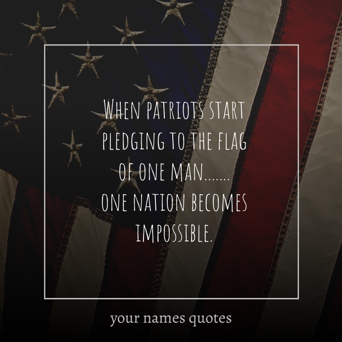 Copy of Inspirational Quote One Nation Instagram | PosterMyWall