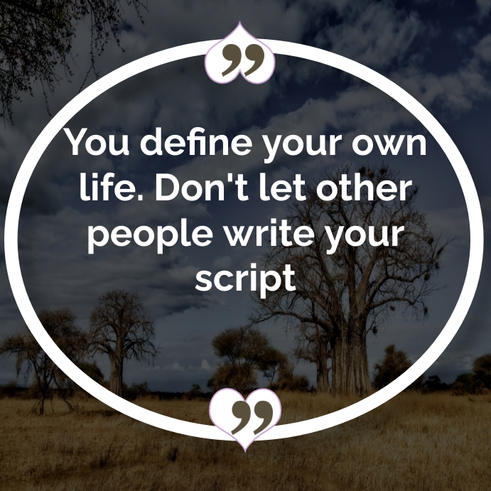 Copy of Inspirational quotes about life design | PosterMyWall