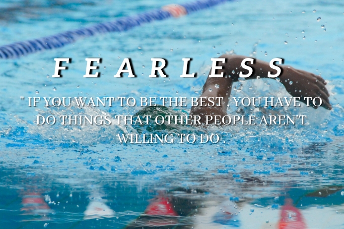 Blue Inspirational Quote Poster Template | PosterMyWall