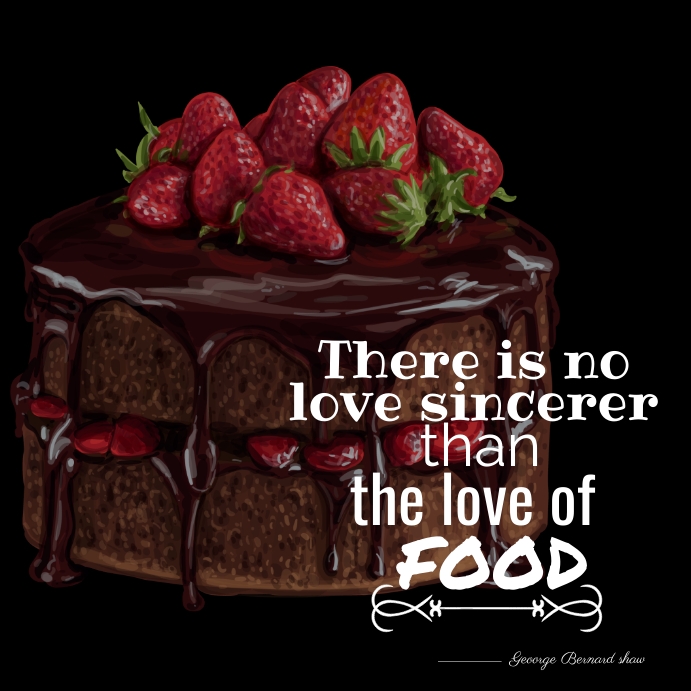 Inspirational quotes for food template | PosterMyWall