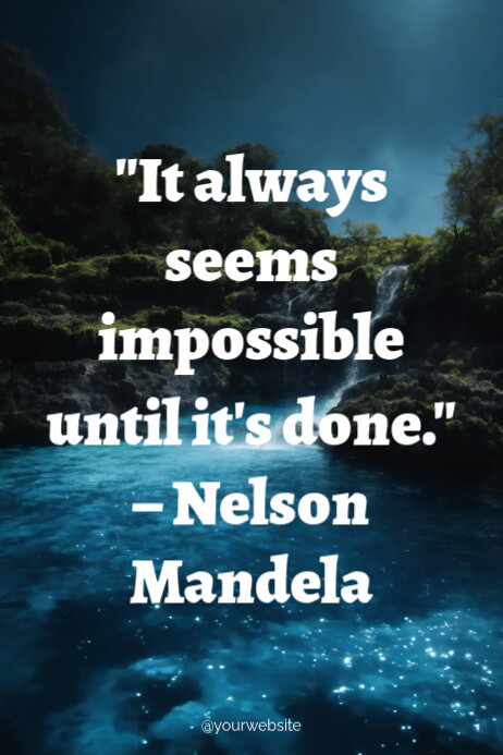 Copy of Inspirational Quotes Poster | PosterMyWall