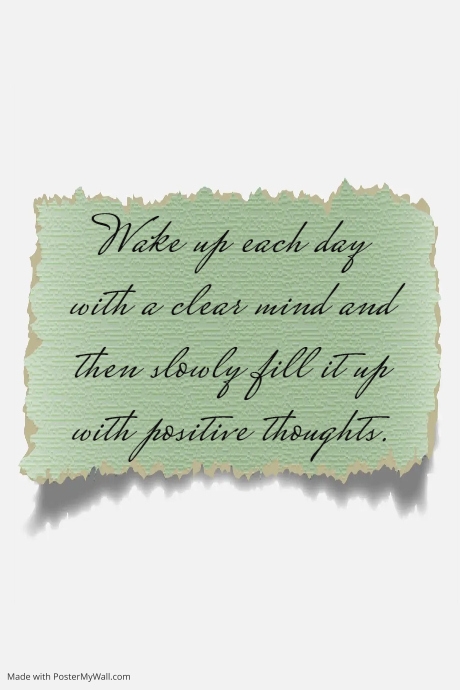 positive thoughts quote Template | PosterMyWall