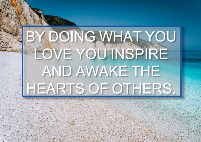 INSPIRE AND HEART QUOTE TEMPLATE | PosterMyWall