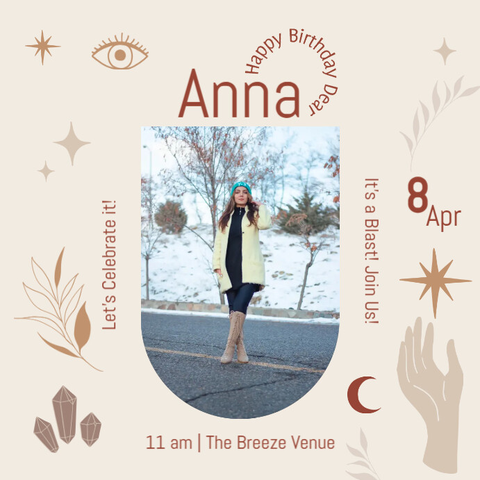 Instagram Birthday Invitation Template | PosterMyWall