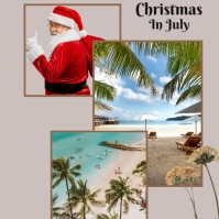 Instagram Christmas in July post Template | PosterMyWall