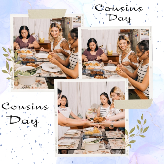 Copy of Instagram cousins day post | PosterMyWall