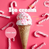 Instagram Ice cream post Template | PosterMyWall