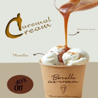 Instagram ice cream post Template | PosterMyWall