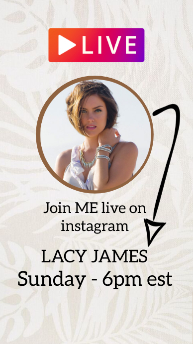 INSTAGRAM LIVE ANNOUNCEMENT TEMPLATE | PosterMyWall