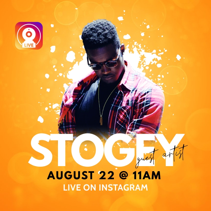 Copy of INSTAGRAM LIVE CONCERT FLYER TEMPLATE | PosterMyWall