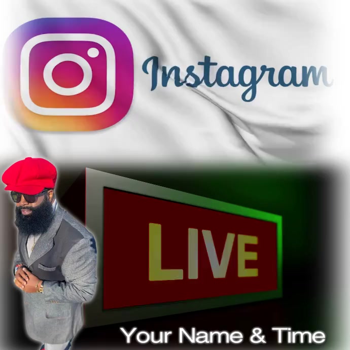 Instagram Live Template | PosterMyWall