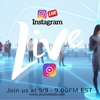Instagram live Template | PosterMyWall