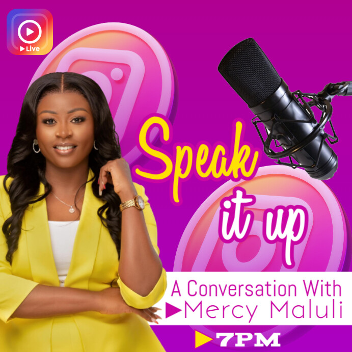 Instagram live Post Template | PosterMyWall