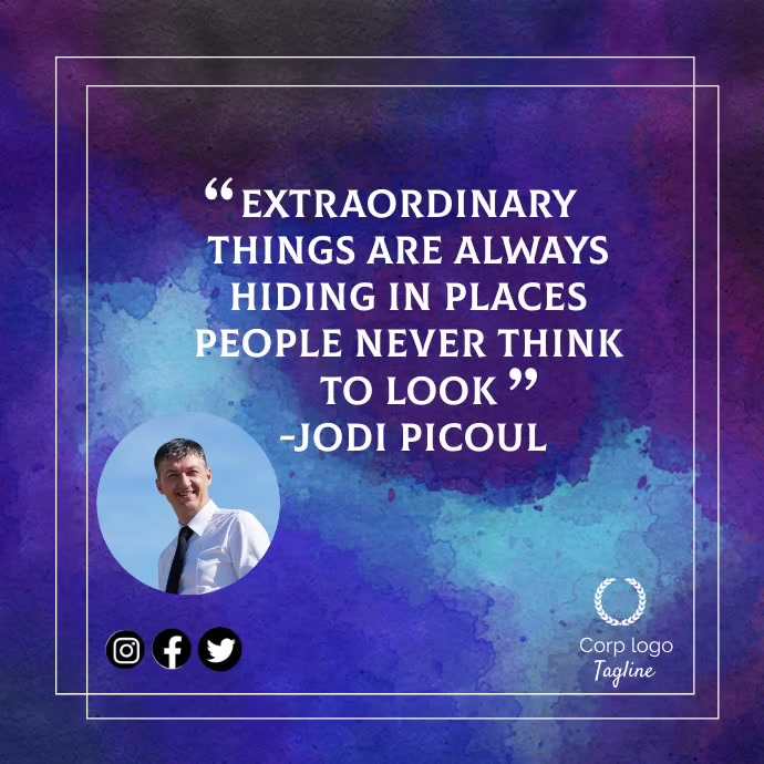 Plantilla de Instagram motivational post | PosterMyWall