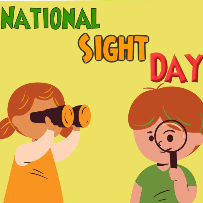 Instagram national sight day post 2023 Template | PosterMyWall