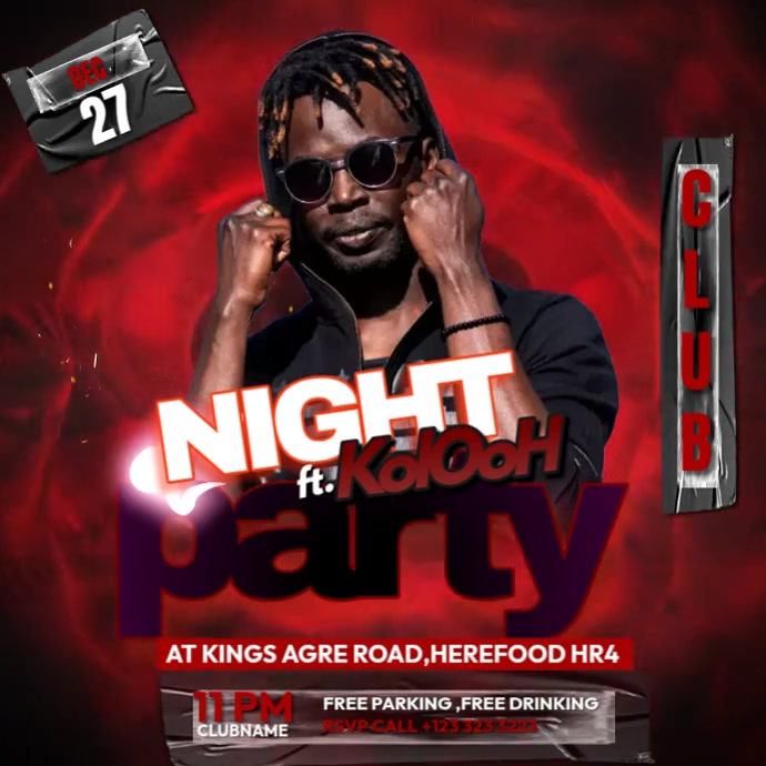 Instagram Party Video Template | PosterMyWall