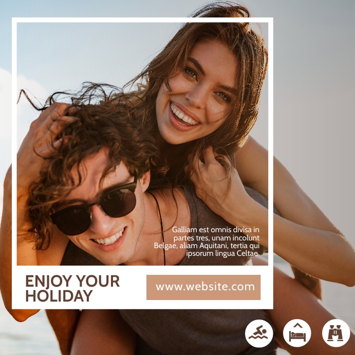 instagram post banner advertisement enjoy you Template | PosterMyWall