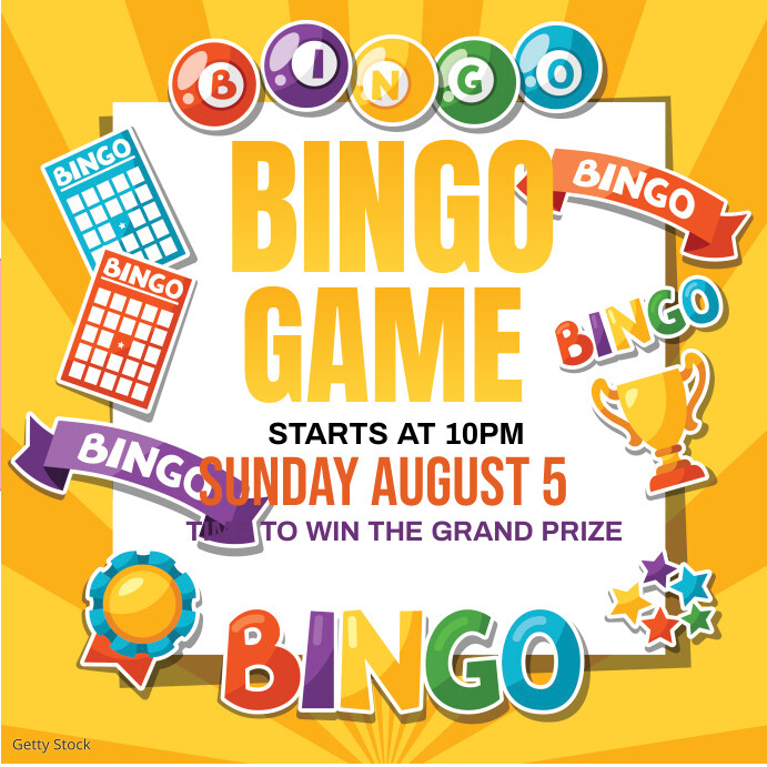 Instagram post bingo game flyer Template | PosterMyWall