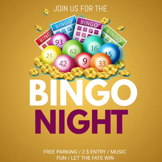 Instagram post bingo game flyer Template | PosterMyWall