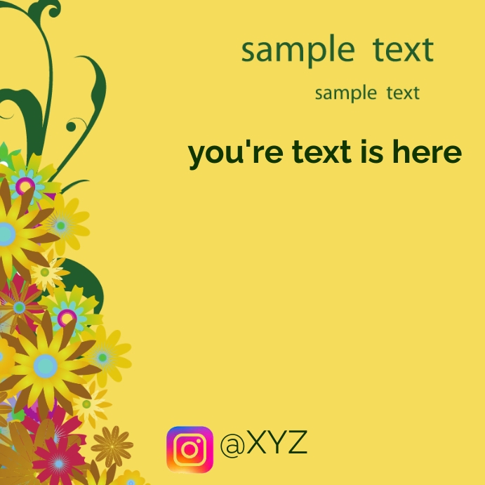 Instagram post Template | PosterMyWall