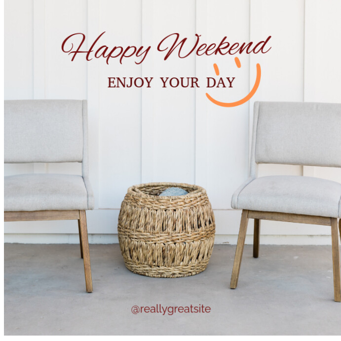 Plantilla de Happy Weekend Instagram Post | PosterMyWall
