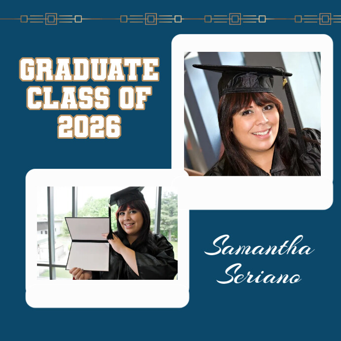 Copy of Instagram Post for Graduate | PosterMyWall