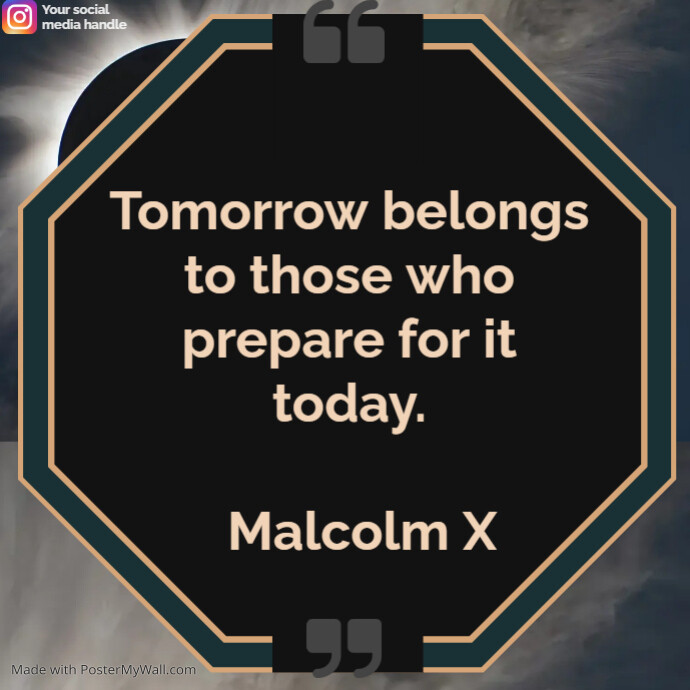 Plantilla de Instagram post for suitable for quotes | PosterMyWall