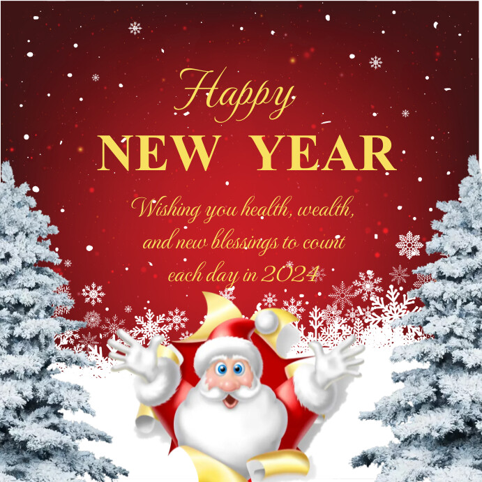 Instagram post happy new year party Template | PosterMyWall