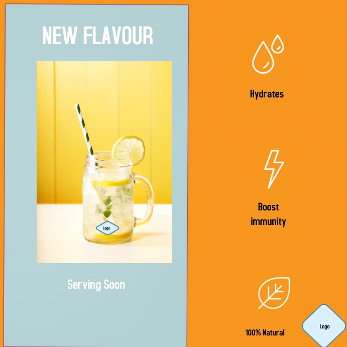 Instagram Post Juice and Beverages Template | PosterMyWall
