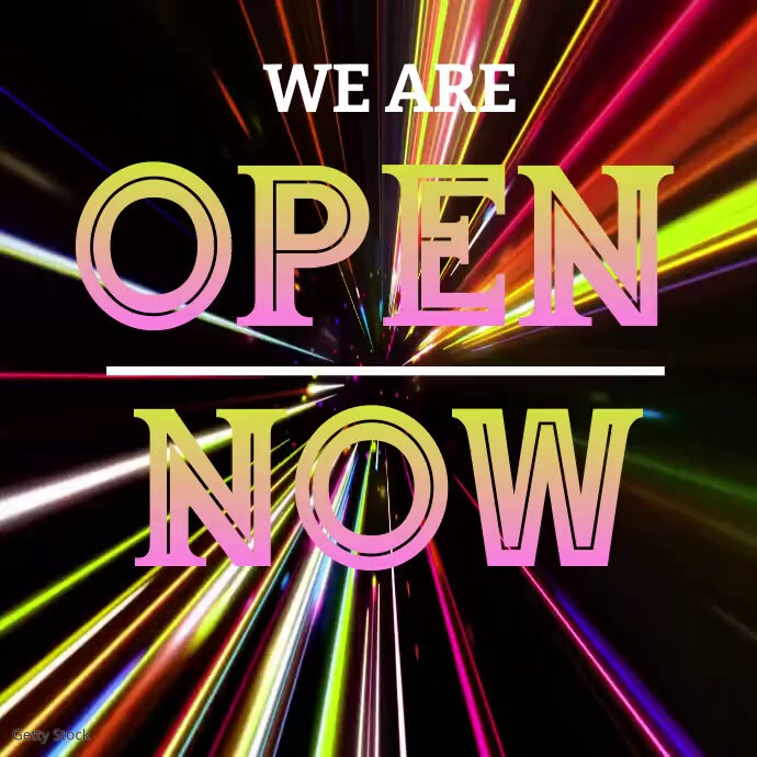 Instagram post neon video flyer Template | PosterMyWall