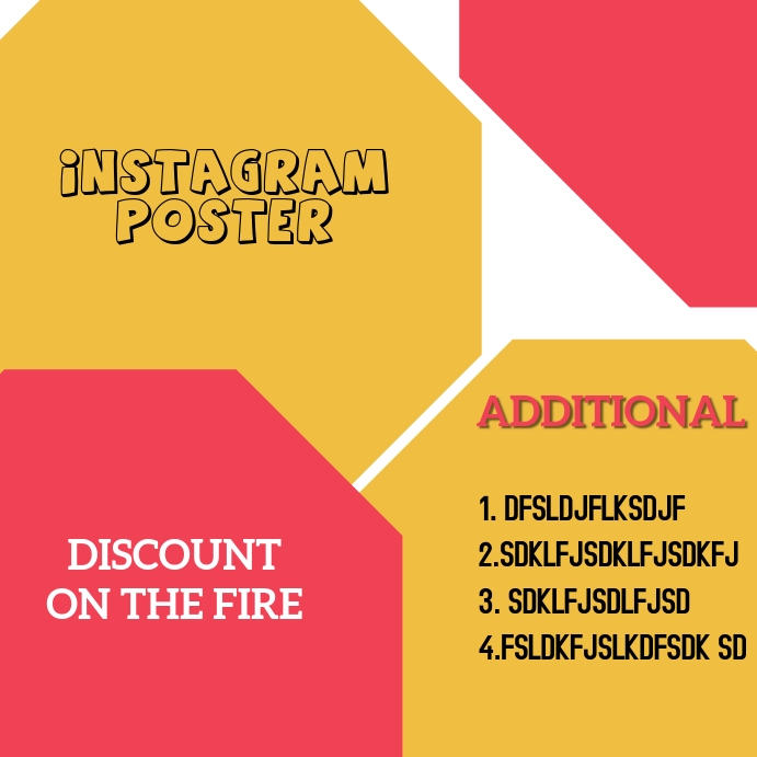 Poster Instagram Templat | PosterMyWall