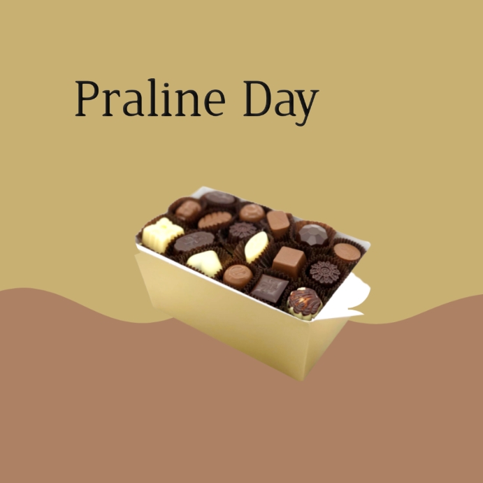 Instagram praline day post Template | PosterMyWall