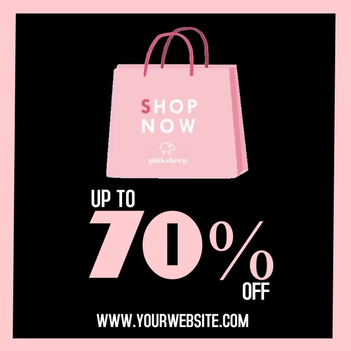 Instagram Sale Ad | Discount Post Template | PosterMyWall