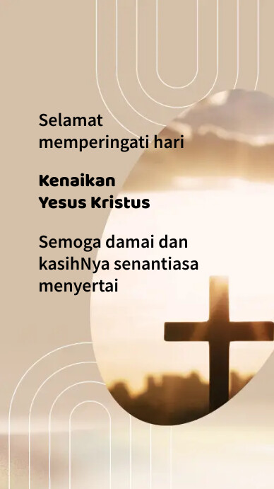 Instagram story Hari Kenaikan Yesus Kristus E Template | PosterMyWall