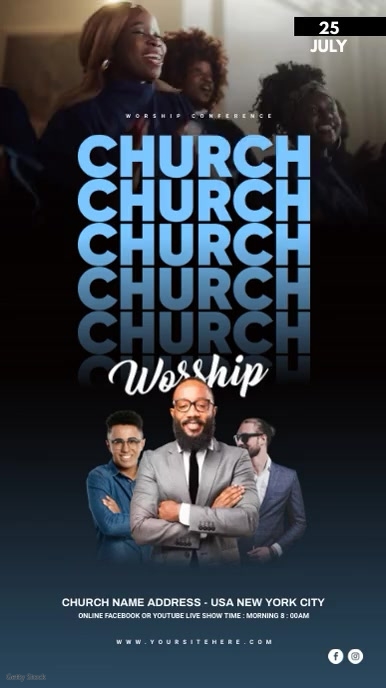 Instagram Story Worship Modelo | PosterMyWall