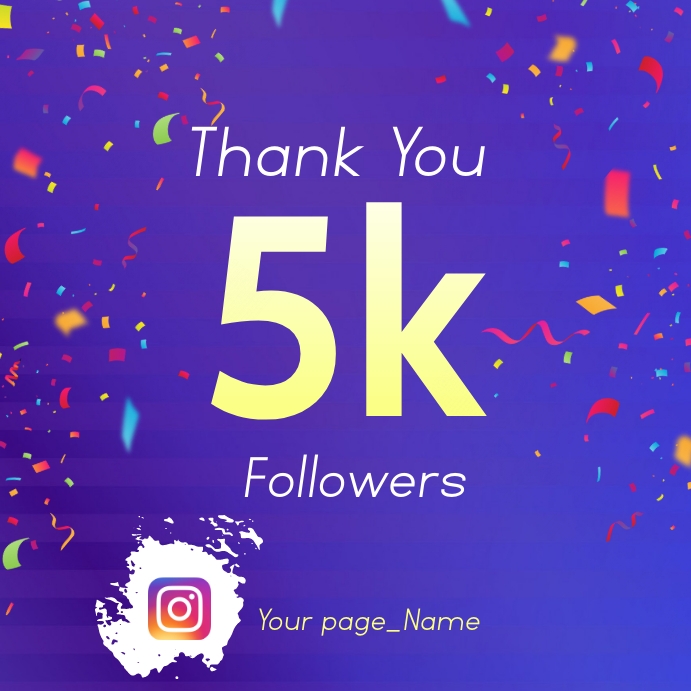 Instagram Thank You Template | PosterMyWall