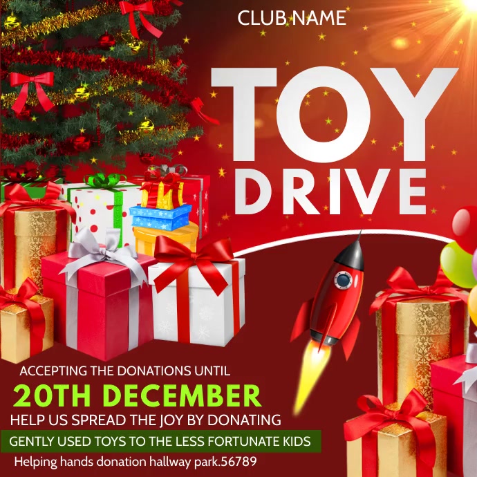Copy of INSTAGRAM TOY DRIVE DISPLAY | PosterMyWall