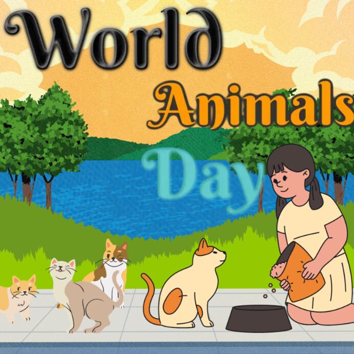 Instagram world animals day post 2023 Template | PosterMyWall