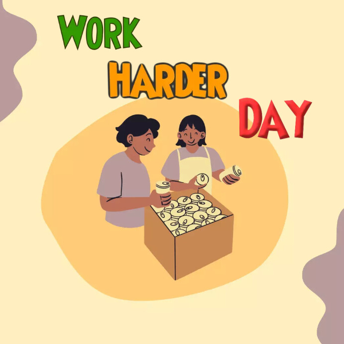 Instagram world harder day post 2024 Template | PosterMyWall