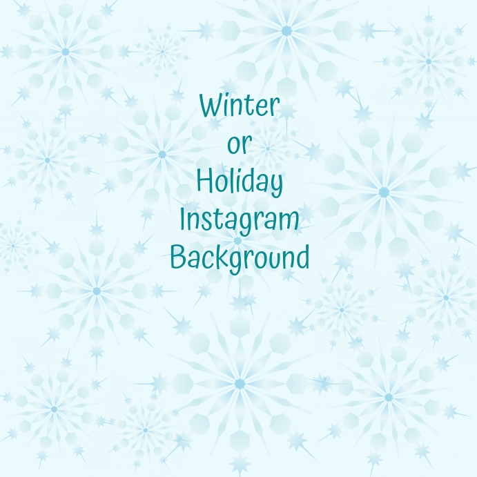 Instragram Winter Holiday Christmas Backgroun Template | PosterMyWall