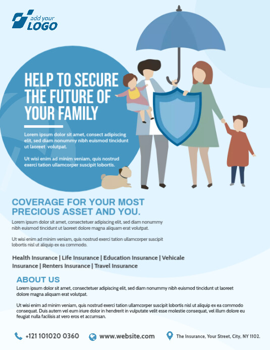Insurance Company Flyer Template | PosterMyWall