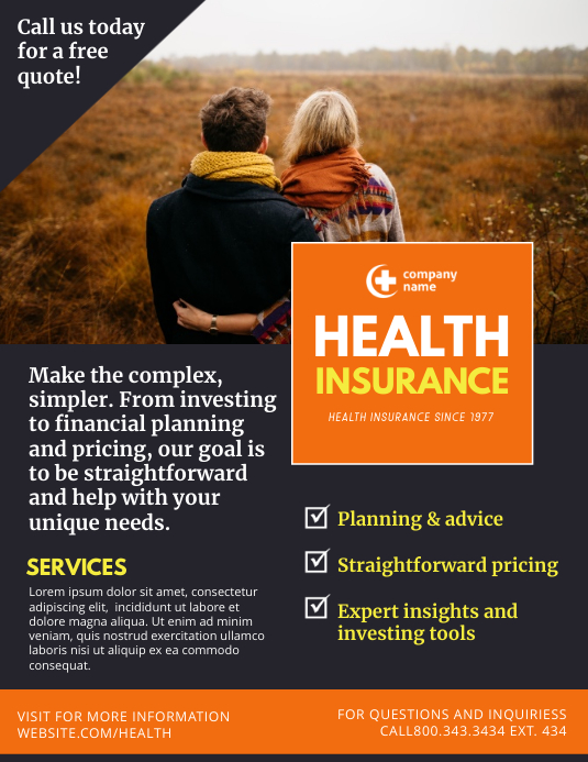 Insurance Template | PosterMyWall