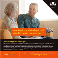 Health insurance Instagram template | PosterMyWall